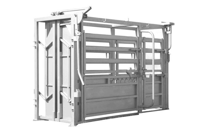 Cavalier Vet Cattle Crush With Floor - Budget Steel